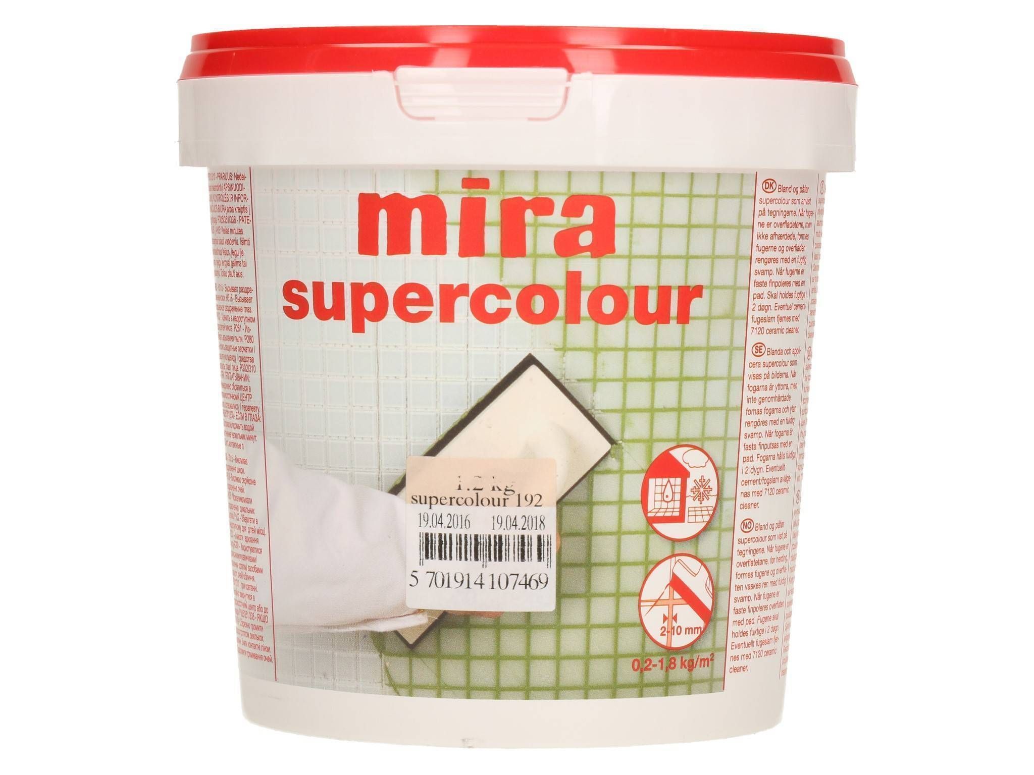 VUUGITÄIDE MIRA S.COLOUR 192 1,2KG - Bauhof