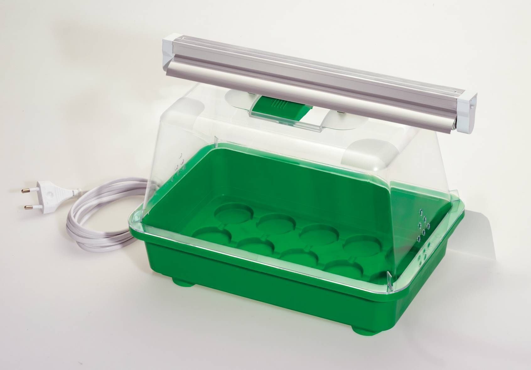 MINIKASVUHOONE LUMIO 29X19X19CM, VALGUSTUSEGA, 12 W - Bauhof