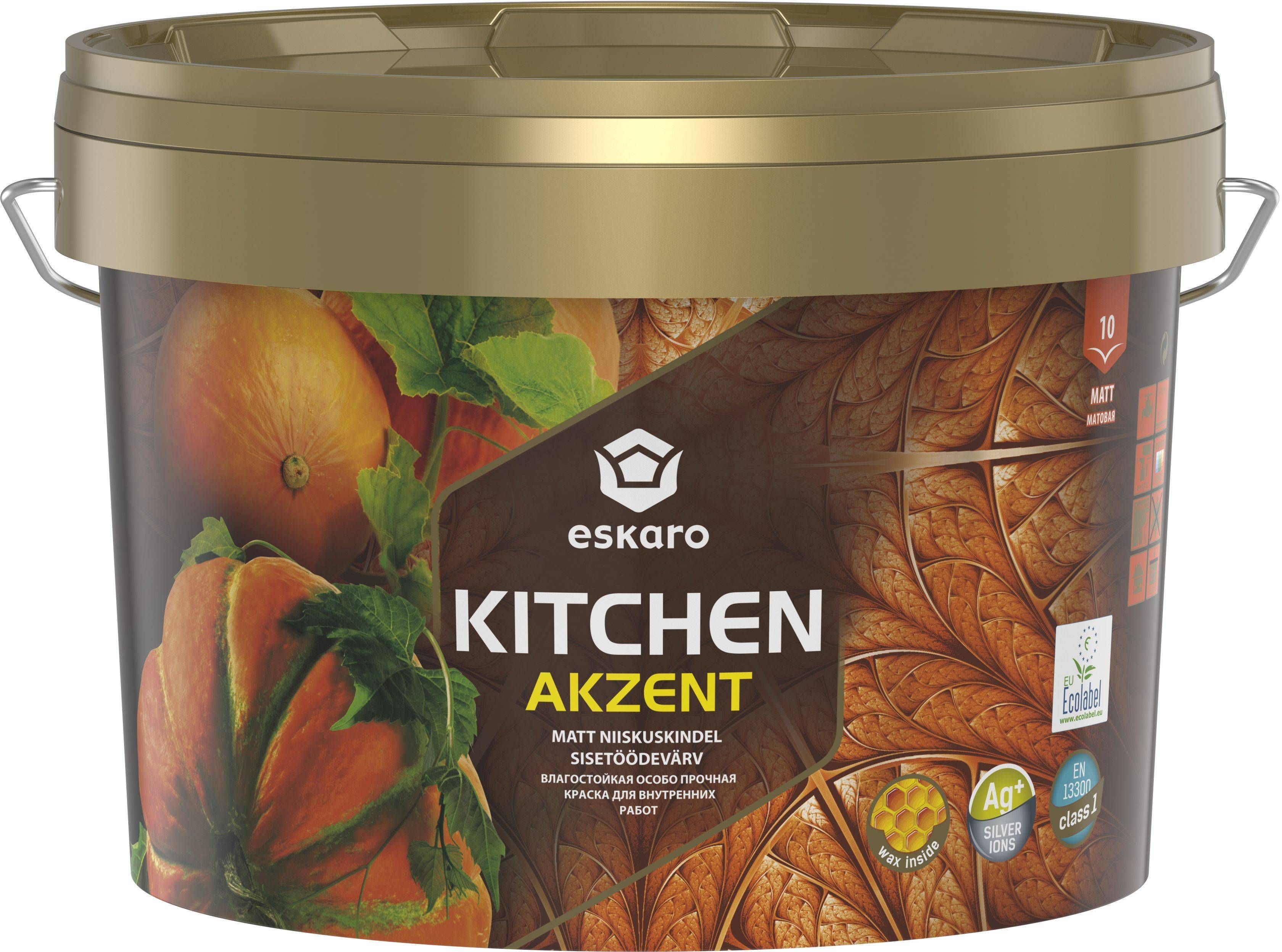 SEINAVÄRV ESKARO AKZENT KITCHEN 2,7L VALGE MATT - Bauhof