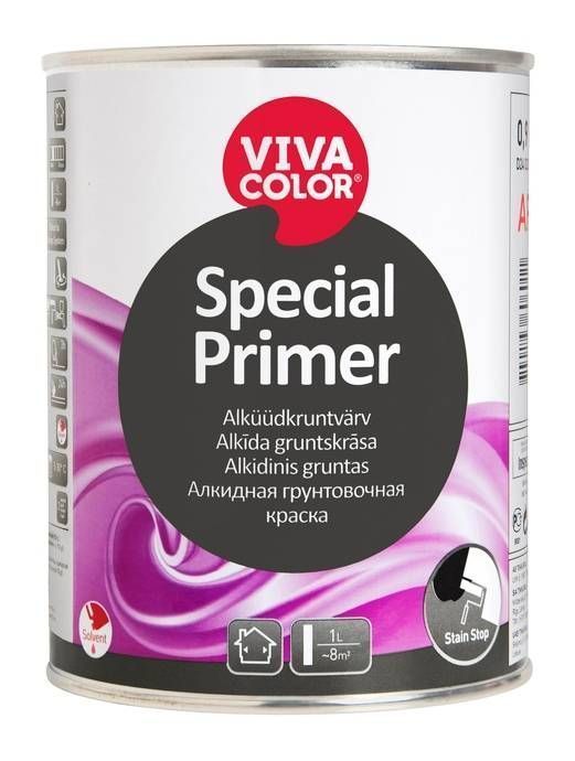 KRUNTVÄRV VIVACOLOR SPECIAL PRIMER 0,9L VALGE MATT - Bauhof