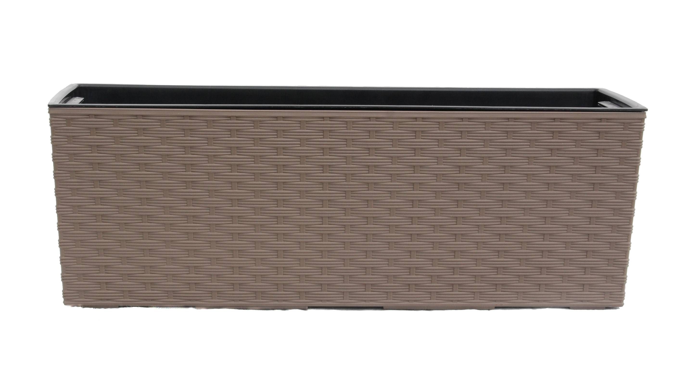 LILLEKAST BEGONIA RATTAN 19X56X19,5CM PRUUNIKAS-HALL PLASTIK - Bauhof