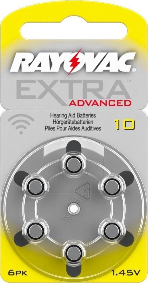 PATAREI RAYOVAC EXTRA ADVANCED 10 6TK PAKIS - Bauhof