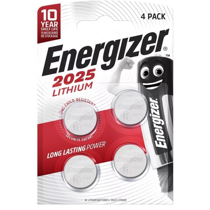 PATAREI ENERGIZER LITHIUM CR2025 4TK PAKIS - Bauhof